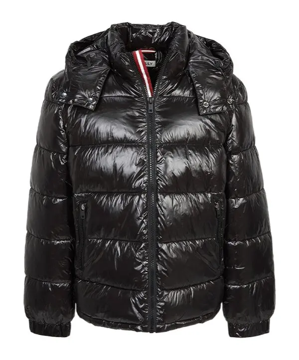 Bally Quilted Padded Jumper With Hood