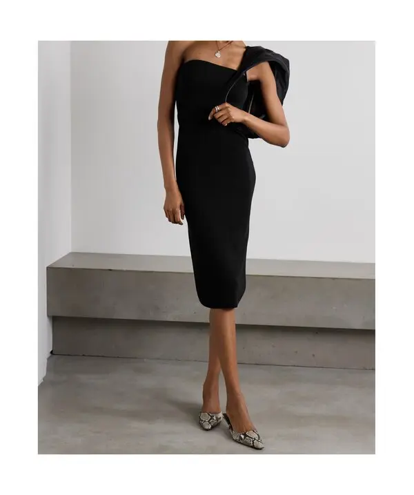 NILI LOTAN Mozana Strapless Midi Dress