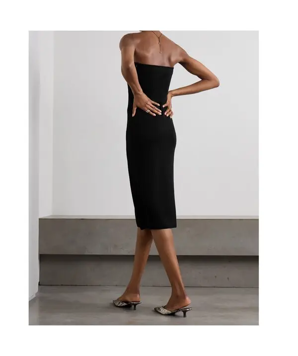 NILI LOTAN Mozana Strapless Midi Dress