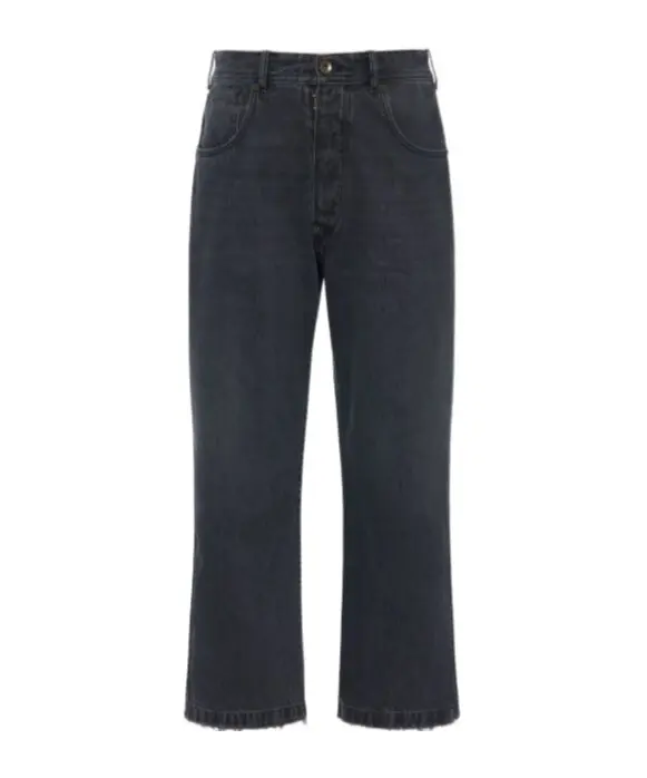 MAISON MARGIELA Straight-leg Cropped Jeans - Black