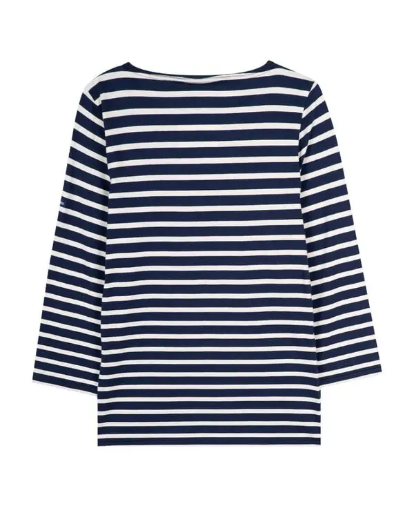 Saint James Striped Round Neck T-shirt