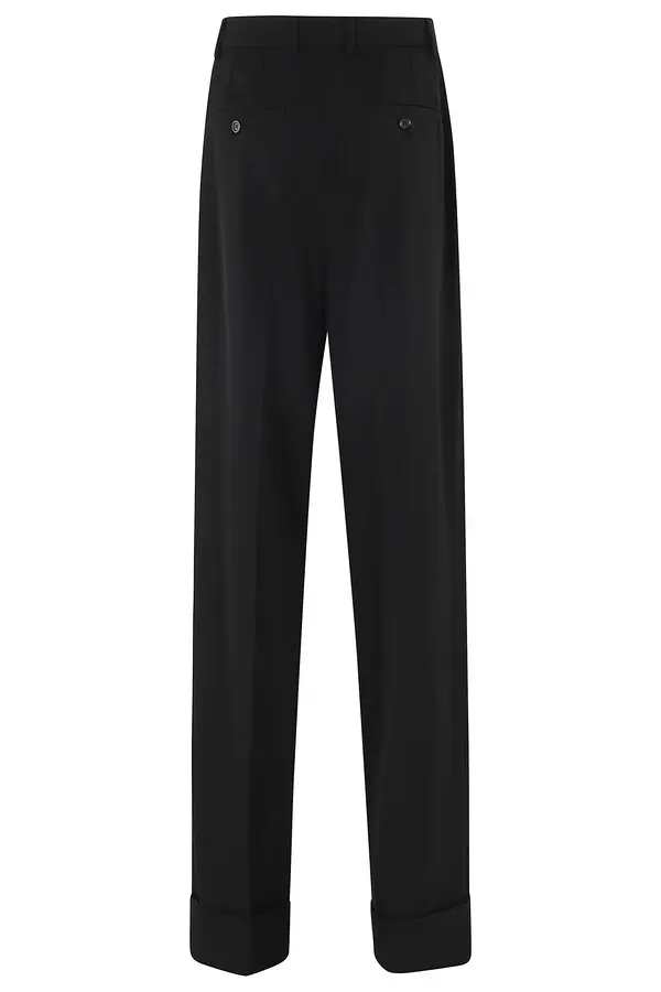 Dolce & Gabbana Casual Pants With Belt Loops - Black