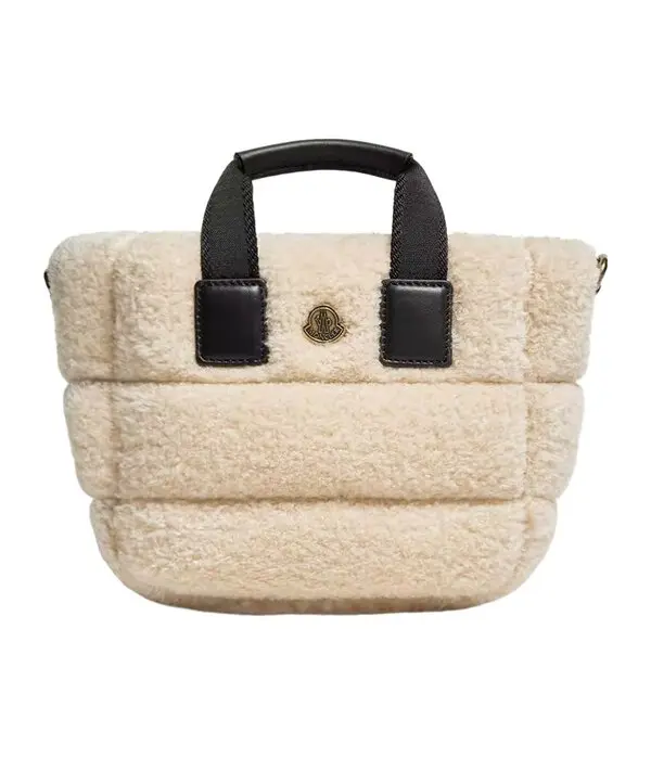 Moncler Micro Caradoc Teddy Tote Bag