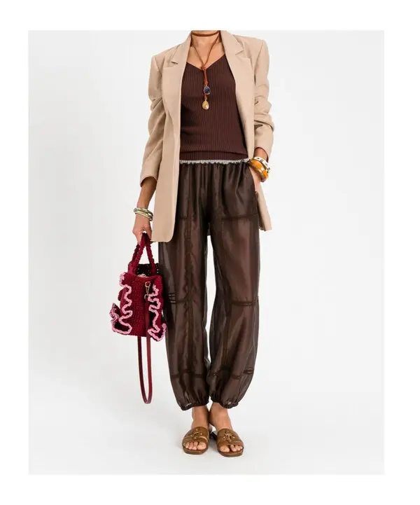 TWINSET V-neck Knitted Vest With Logo Detail
