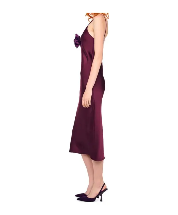 Norma Kamali Bias Slip Midi Dress