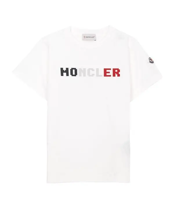 Moncler Crew Neck Short-sleeved T-shirt - White