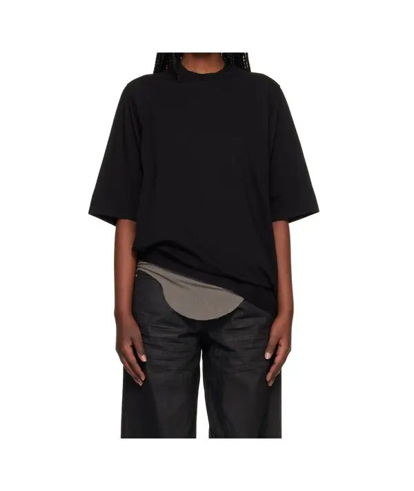 Rick Owens Jumbo Short-sleeve T-shirt - Black