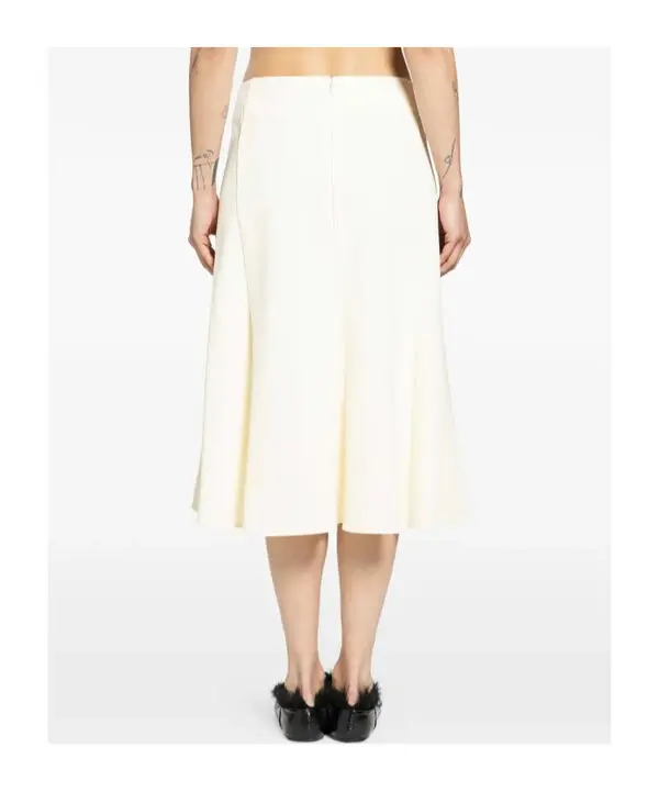 JIL SANDER A-line Midi Skirt