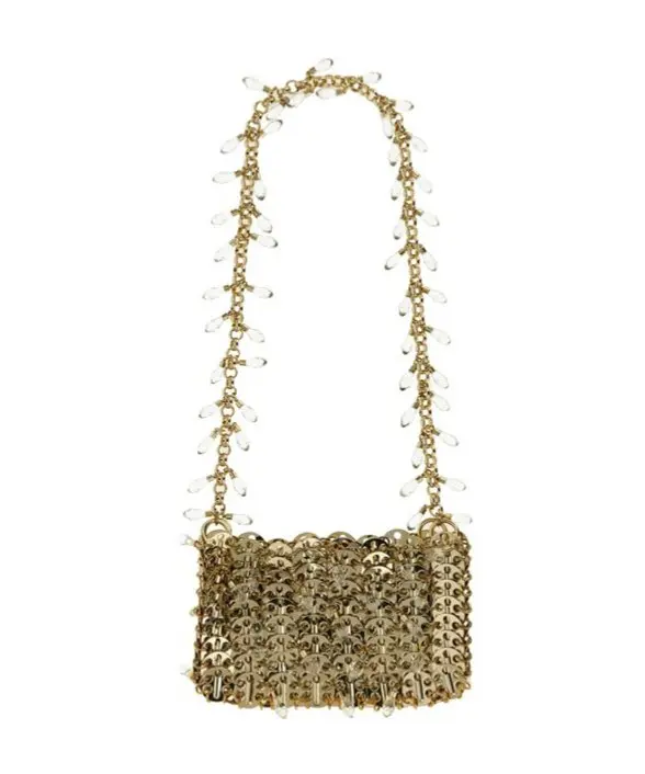 Rabanne Embellished Chain-linked Shoulder Bag