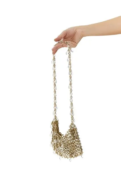 Rabanne Embellished Chain-linked Shoulder Bag