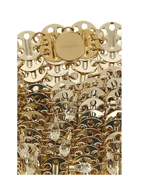 Rabanne Embellished Chain-linked Shoulder Bag