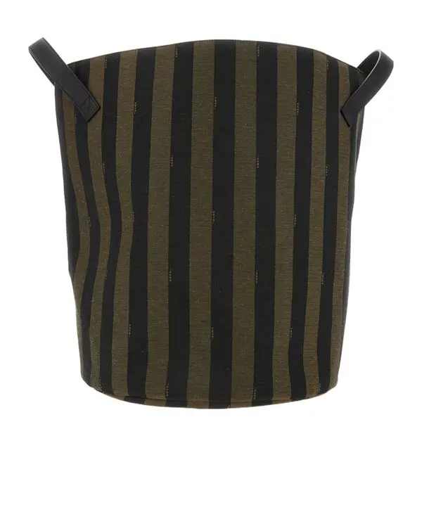 Fendi Striped Tote Bag