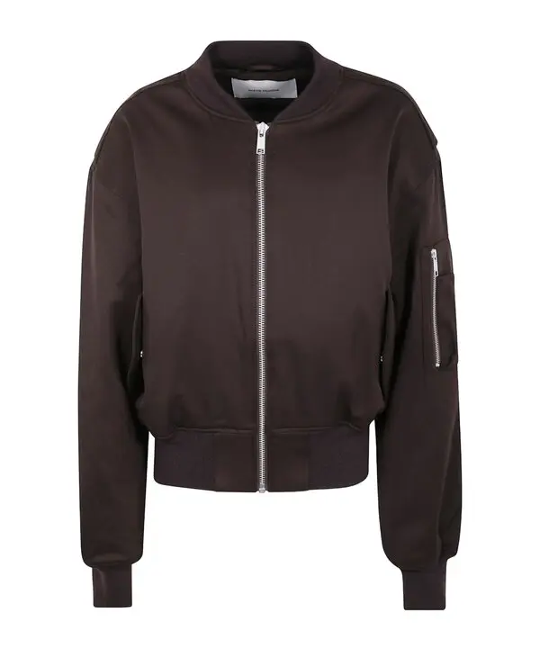 ENTIRE STUDIOS Zip-up Bomber Jacket - Black