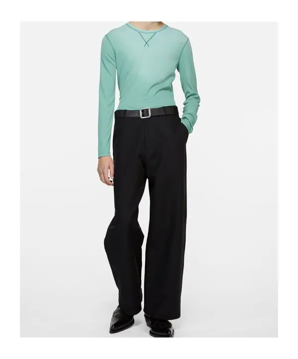 Acne Studios Logo Cotton T-shirt - Mint Green