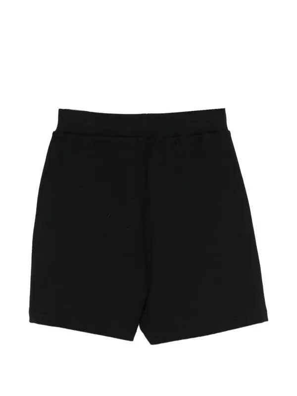 Balmain Cotton Button Shorts - Black
