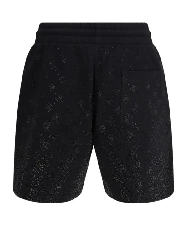 Casablanca Embellished Monogram Sweatshorts - Black