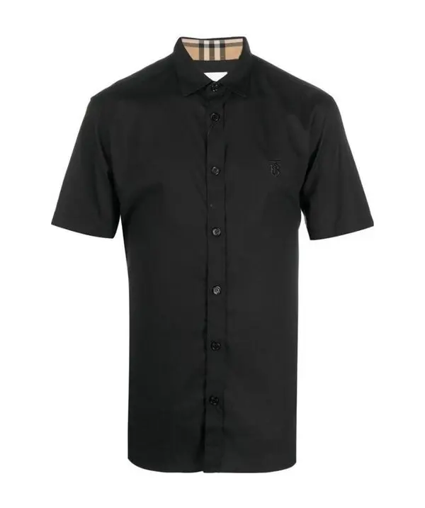 Burberry Monogram Motif Short Sleeve Shirt