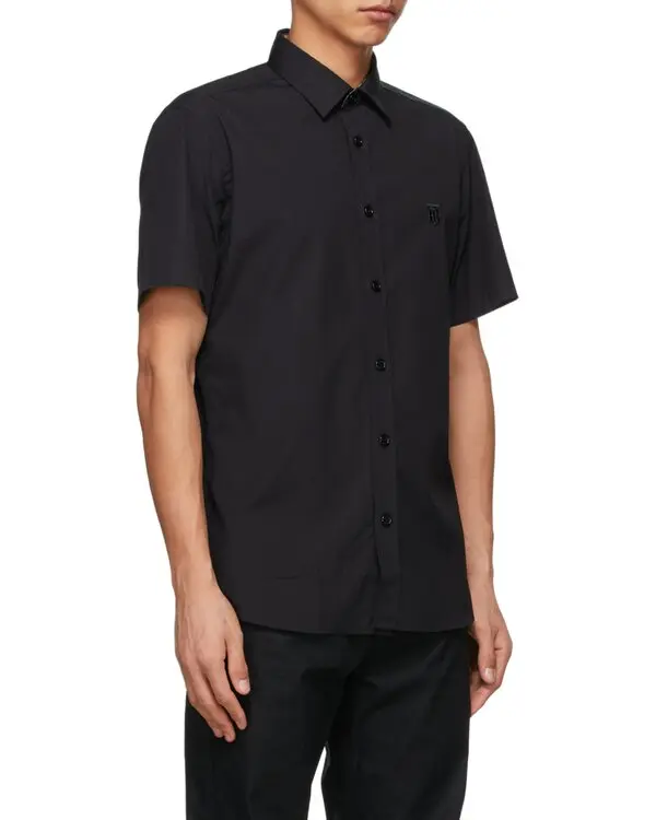 Burberry Monogram Motif Short Sleeve Shirt
