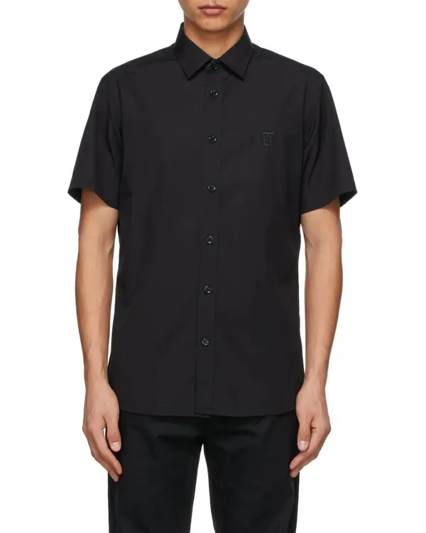Burberry Monogram Motif Short Sleeve Shirt