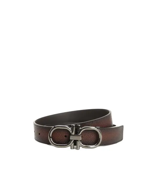 FERRAGAMO Gancini Buckle Belt - Black