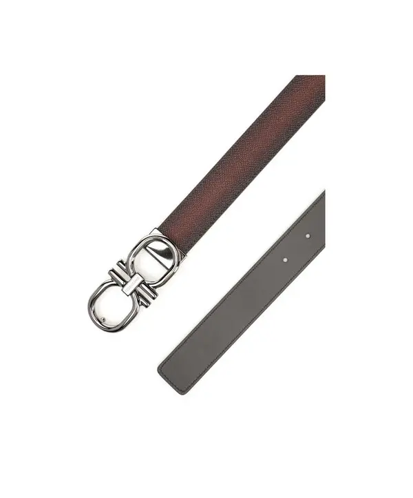 FERRAGAMO Gancini Buckle Belt - Black