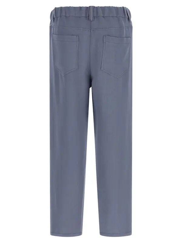 Brunello Cucinelli Elasticated Waist Straight Leg Trousers