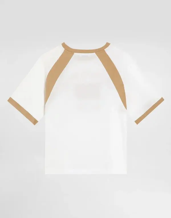 Dolce & Gabbana Jersey T-shirt With Print And Embroidery