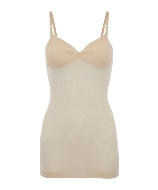 Victoria Beckham Ribbed-knit Tank Top - Light Rose