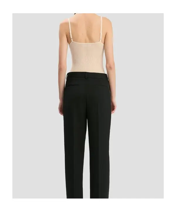 Victoria Beckham Ribbed-knit Tank Top - Light Rose