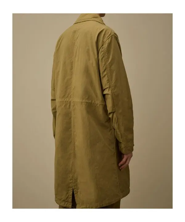 C.P. COMPANY Lens-detail Long-sleeve Coat