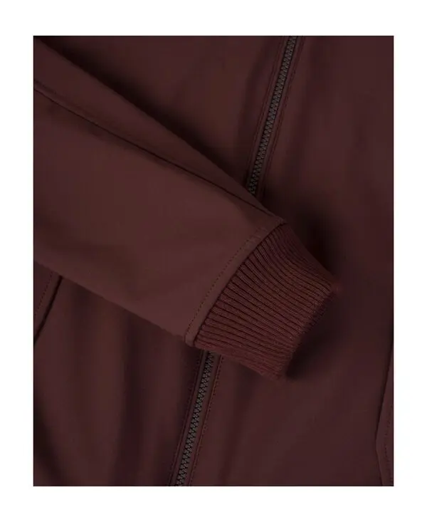 Hugo Boss Long Sleeve Logo Zip Up Casual Jacket - Red