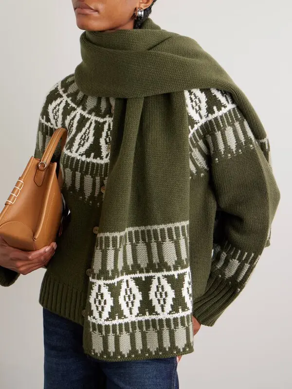 Arch4 Austria Fair Isle Cashmere Scarf