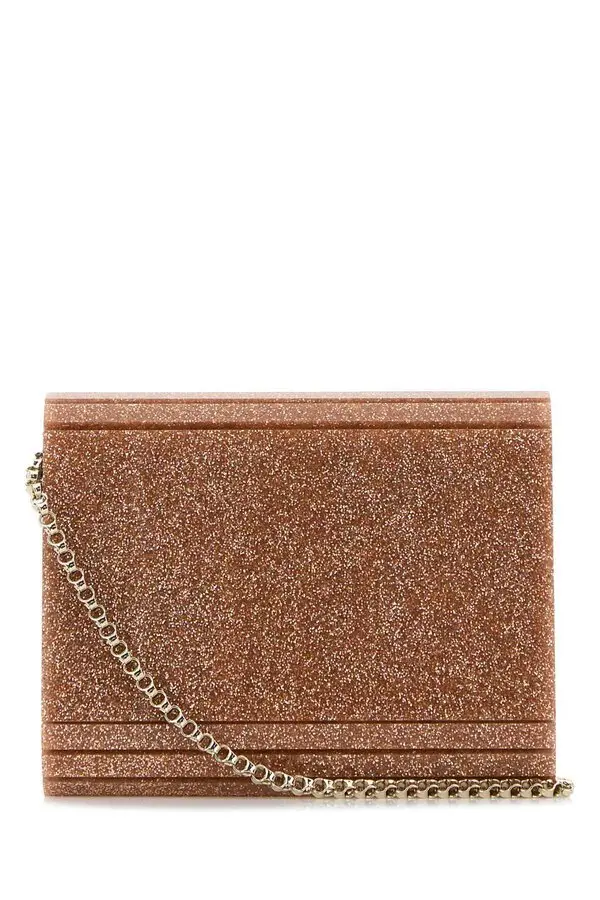 JIMMY CHOO Candy Embellished Clutch Bag - Rosy