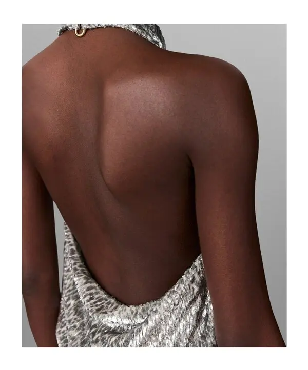 Stella McCartney Metallic Effect Halterneck Top