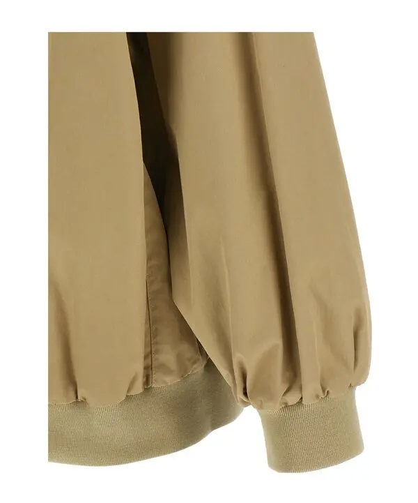 MAISON MARGIELA High-neck Zip-up Jacket - Beige