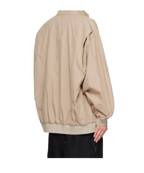 MAISON MARGIELA High-neck Zip-up Jacket - Beige