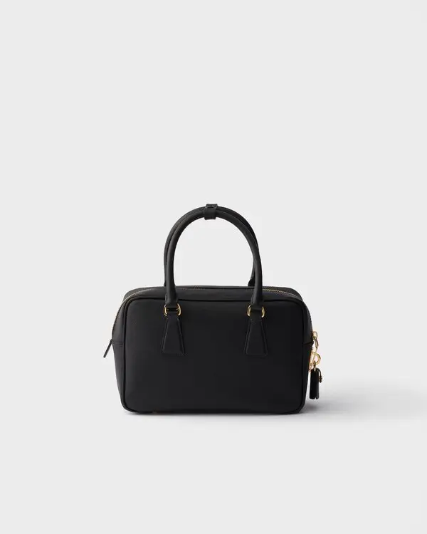 Prada Small Zip-up Tote Bag - Black