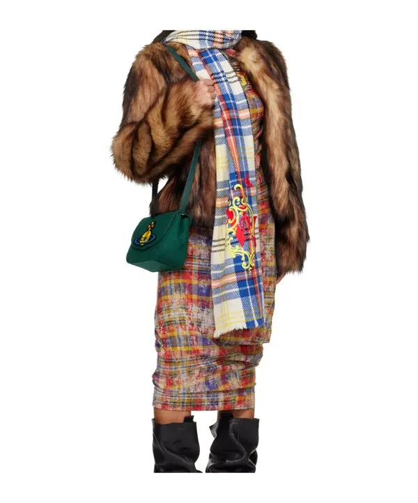 VIVIENNE WESTWOOD Yak Tartan-pattern Scarf