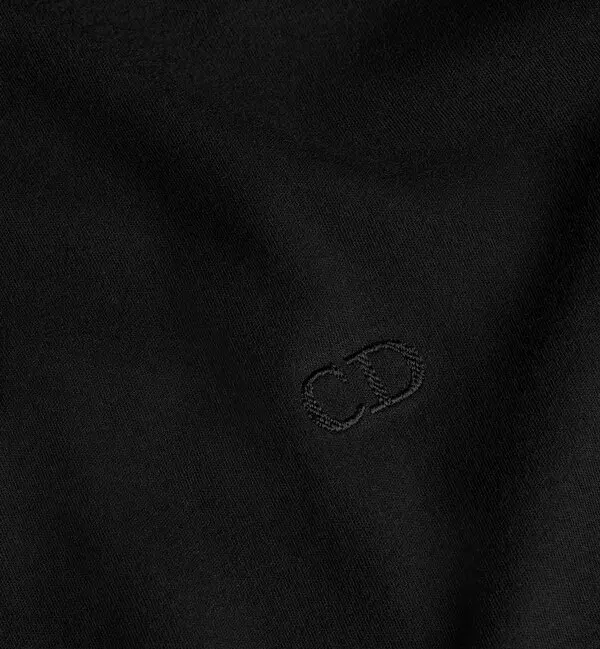 Dior Logo-embroidered T-shirt - Black
