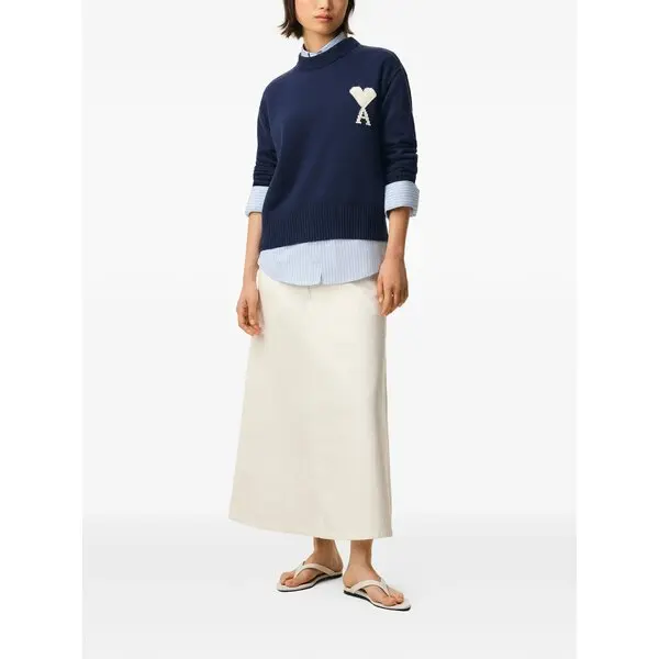AMI Paris De Coeur Crewneck Jumper
