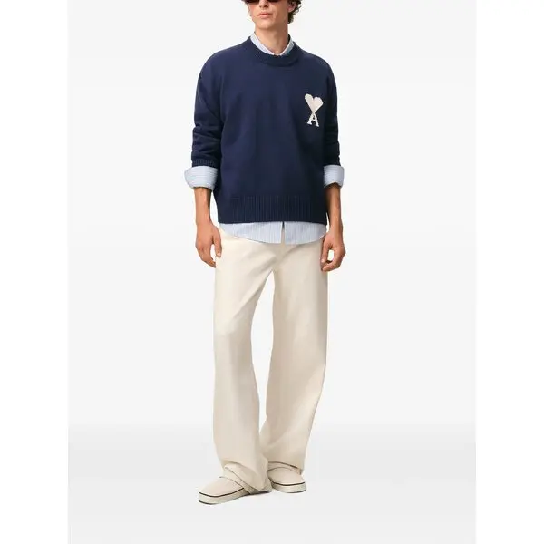 AMI Paris De Coeur Crewneck Jumper