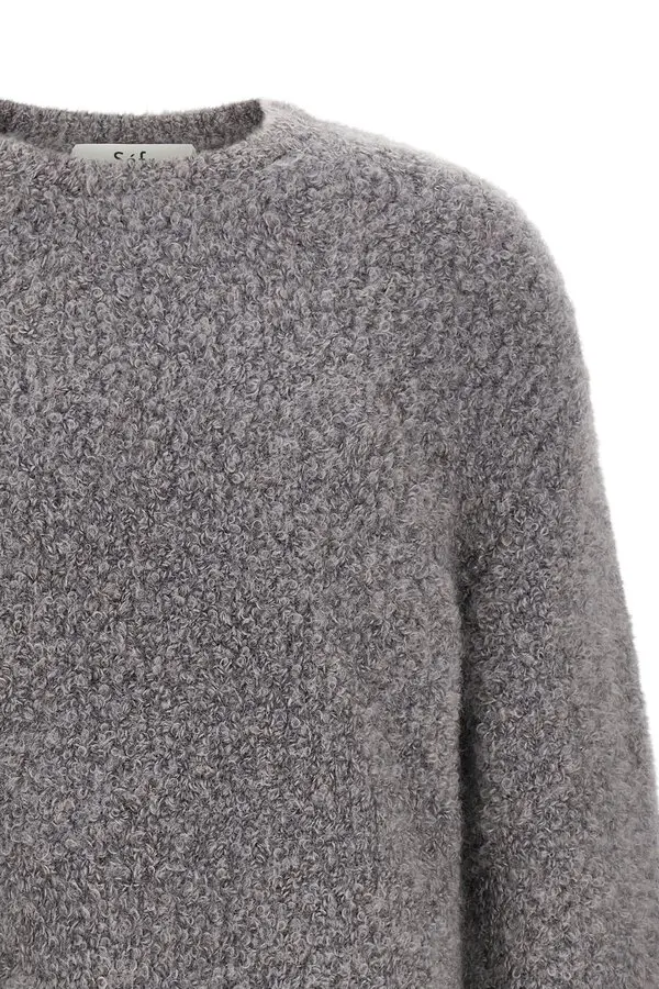 Séfr Jermaine Bouclé Jumper - Gray