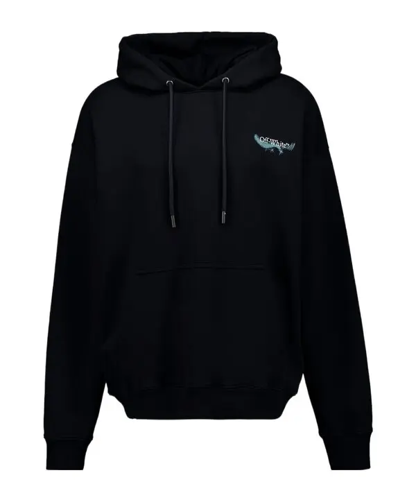 Off-White Moon Skate" Drawstring Hoodie