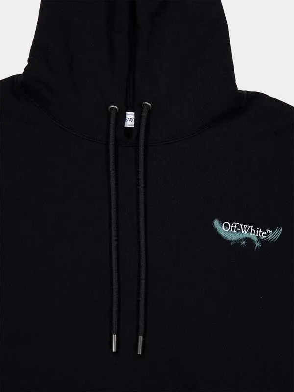 Off-White Moon Skate" Drawstring Hoodie