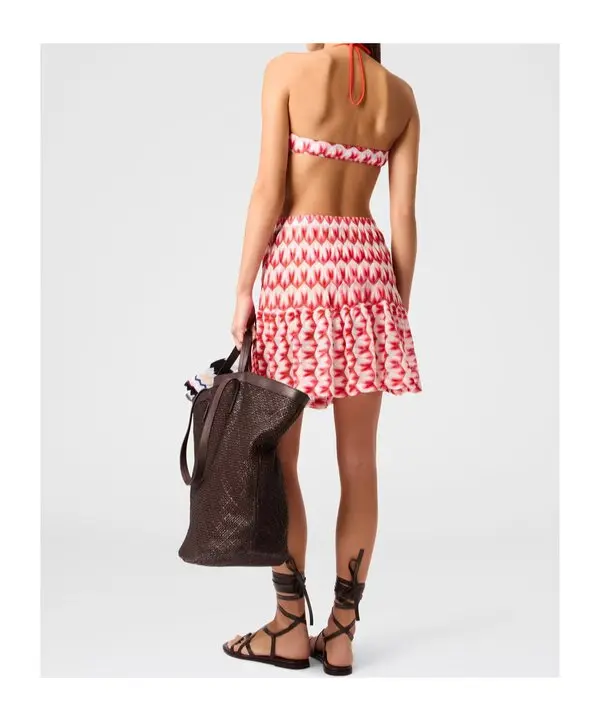 Missoni Zigzag-knit Ruffled Mini Skirt