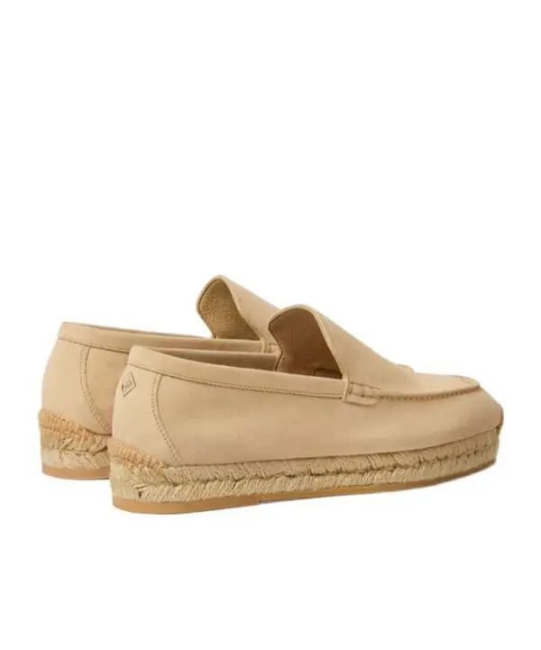 Loro Piana Rope Sole Calfskin Loafers