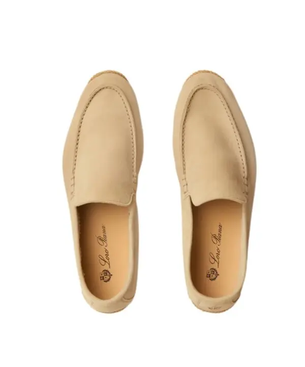 Loro Piana Rope Sole Calfskin Loafers