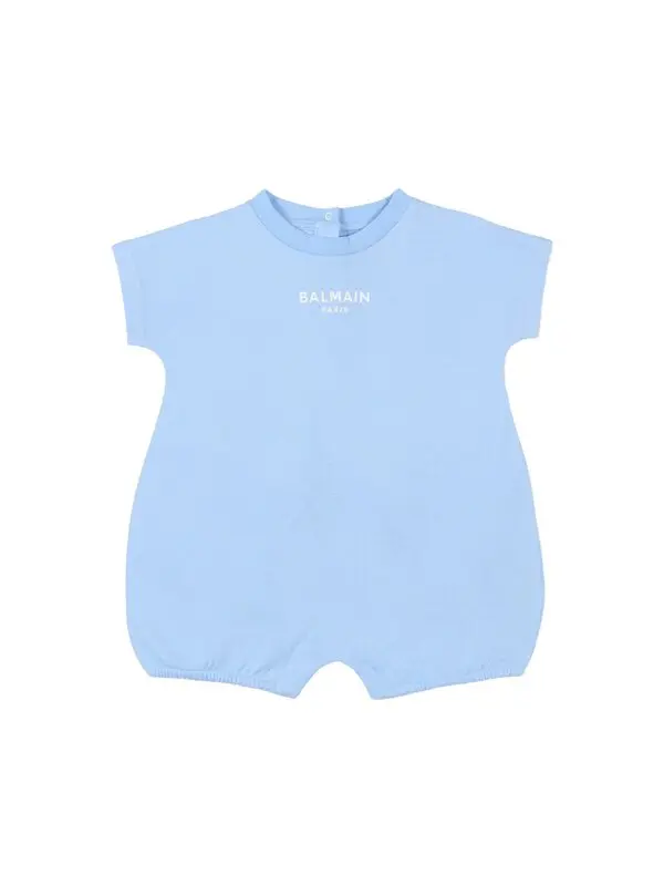 Balmain Logo Detail Romper Set