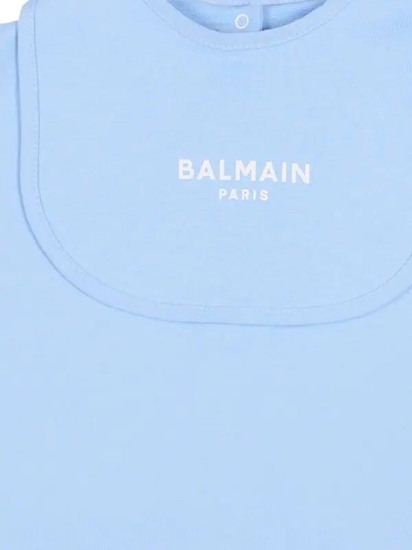 Balmain Logo Detail Romper Set