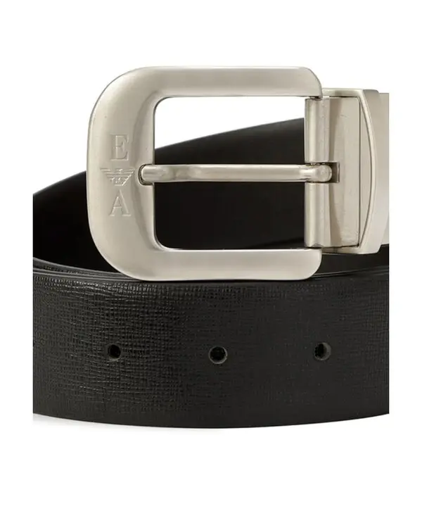 Emporio Armani Logo Engraved Belt